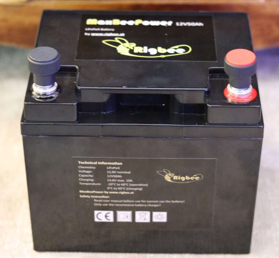 RigBee MaxBeePower - der leistungsstarke LiFePo4 Akku speziell für Angler