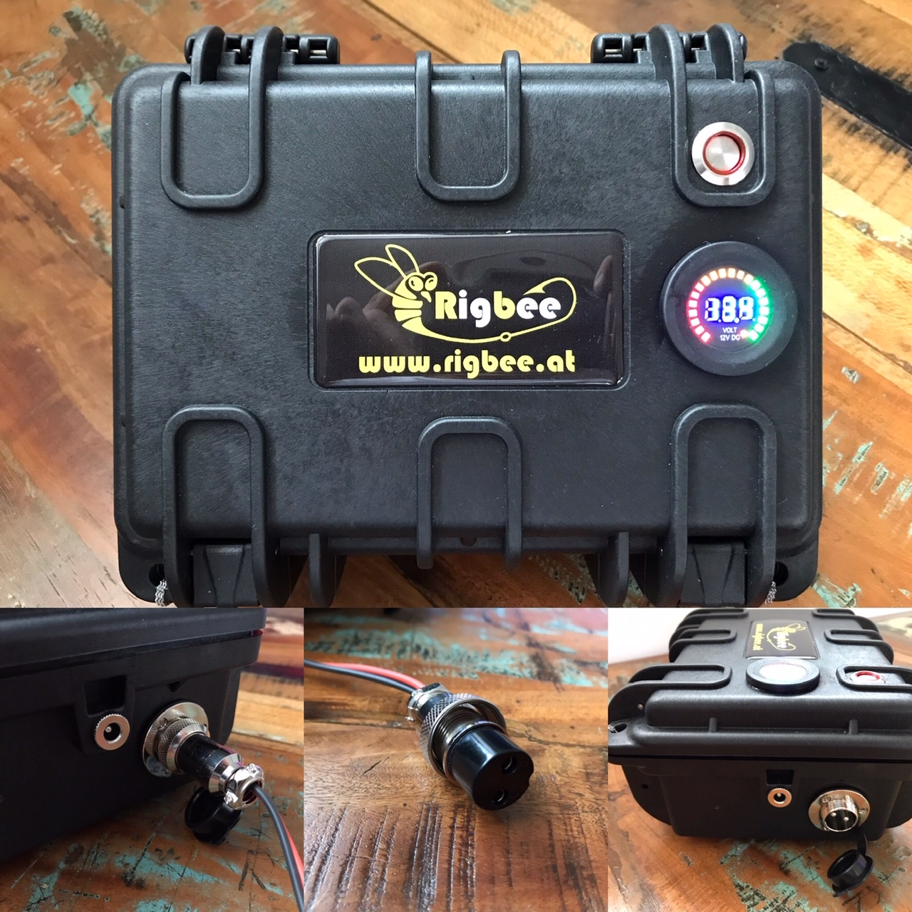 Rigbee Powerbank mit LiFePo4 Akku 12V 17,5Ah für Echolote - RigBee